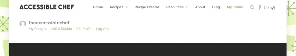 Recipe Creator Tutorial – Accessible Chef